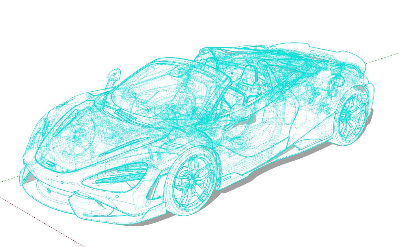 Mclaren 765LT Spider 2022 - 3D Model by AlphaGroup