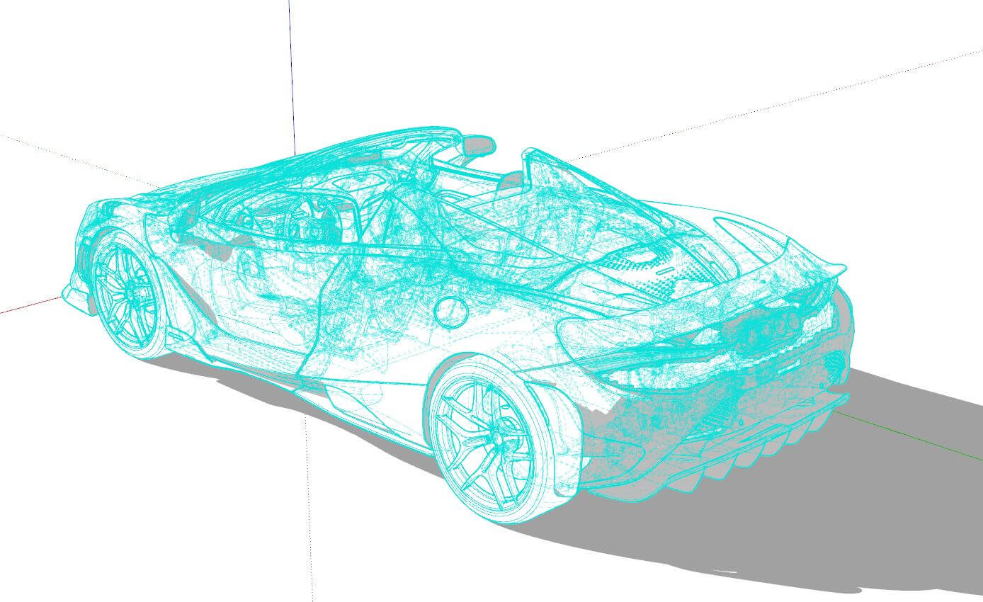 Mclaren 765LT Spider 2022 - 3D Model by AlphaGroup