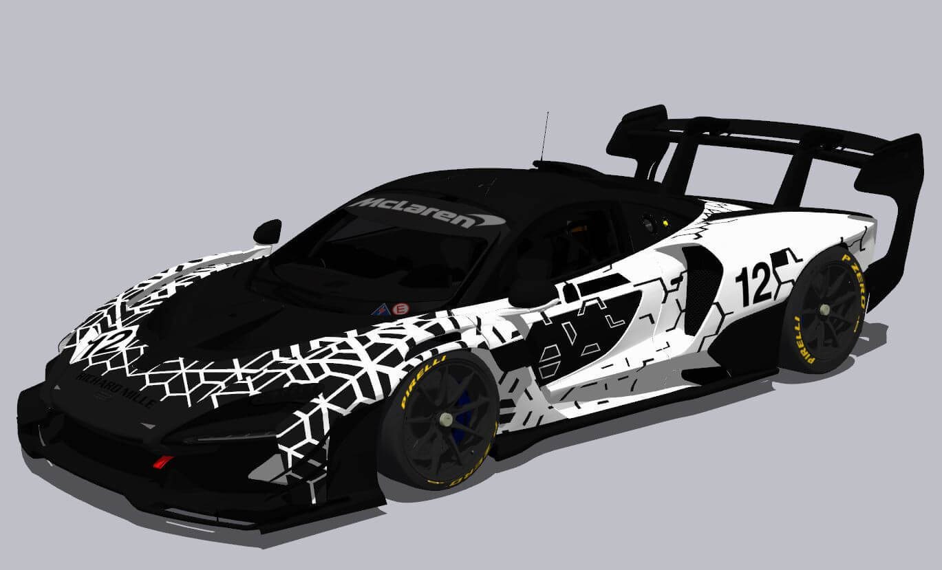 McLaren GTR Senna - 3D Model by AlphaGroup