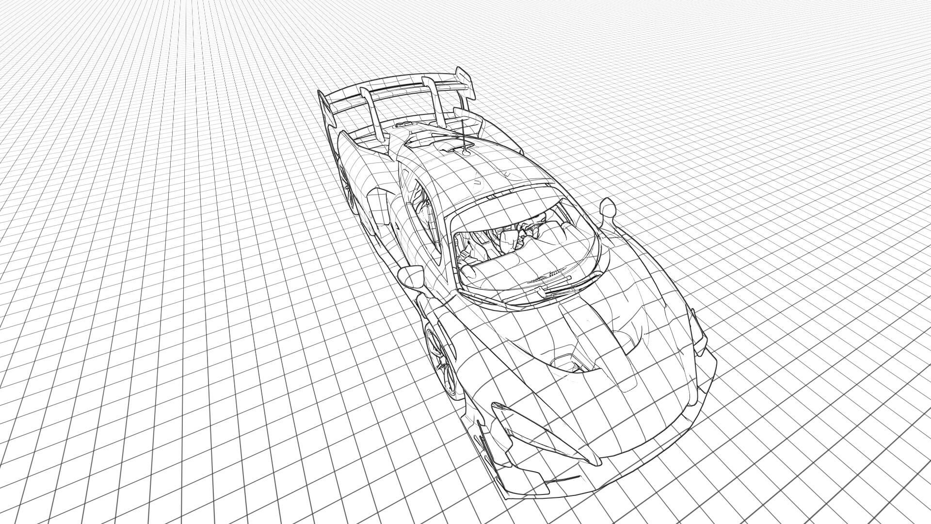 McLaren GTR Senna - 3D Model by AlphaGroup