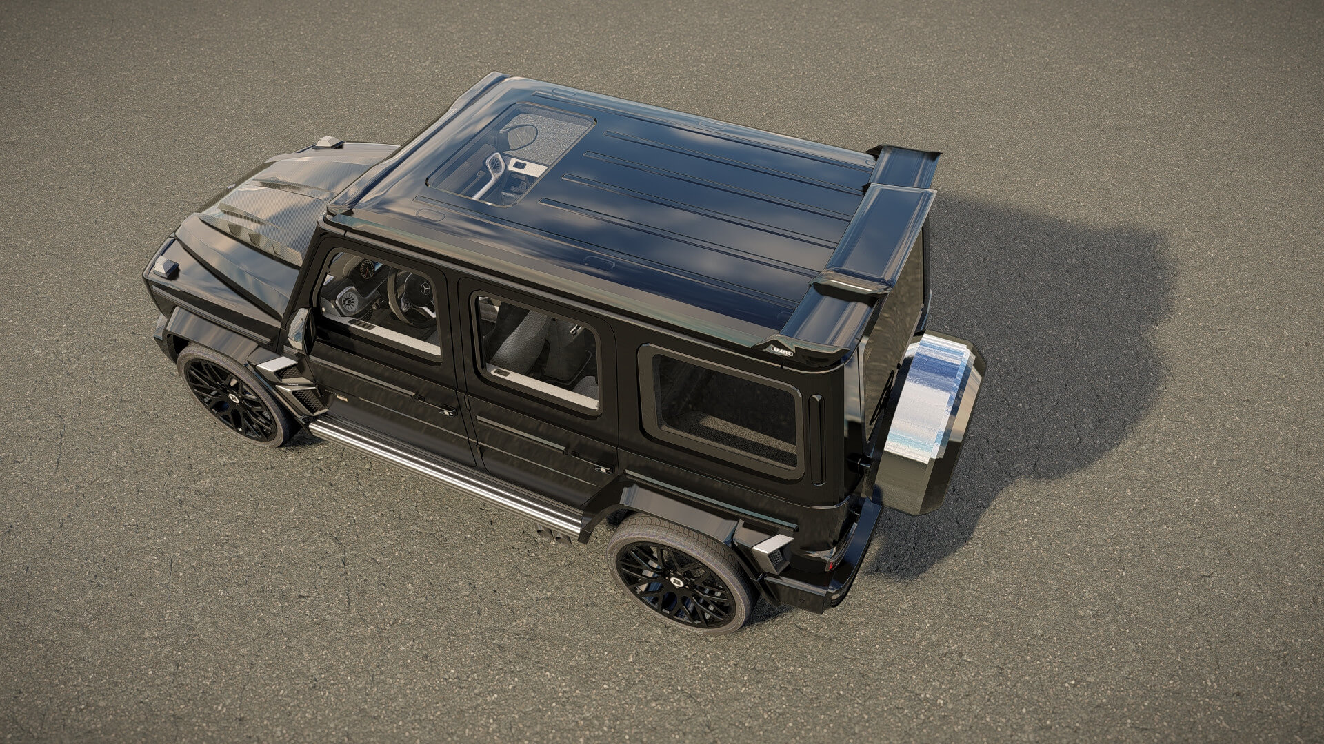 Mercedes AMG G63 Brabus G700 2022 - 3D Model by AlphaGroup
