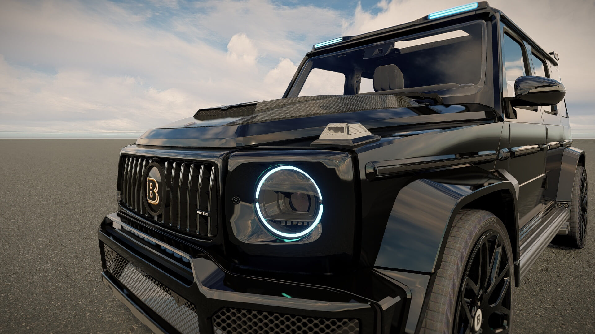 Mercedes AMG G63 Brabus G700 2022 - 3D Model by AlphaGroup