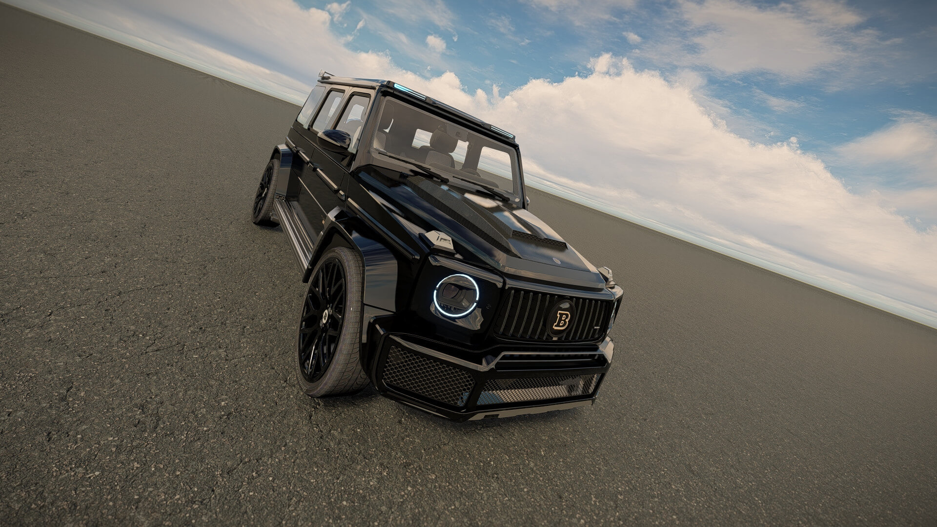 Mercedes AMG G63 Brabus G700 2022 - 3D Model by AlphaGroup
