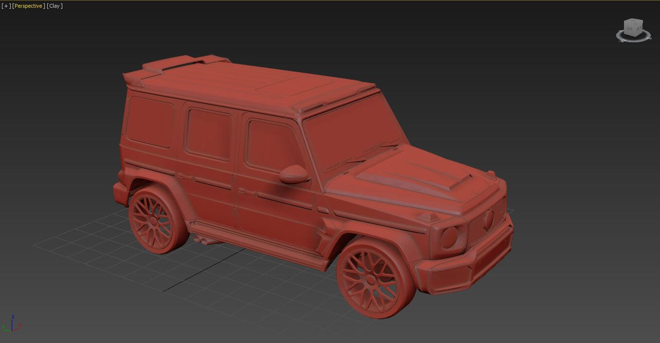 Mercedes AMG G63 Brabus G700 2022 - 3D Model by AlphaGroup