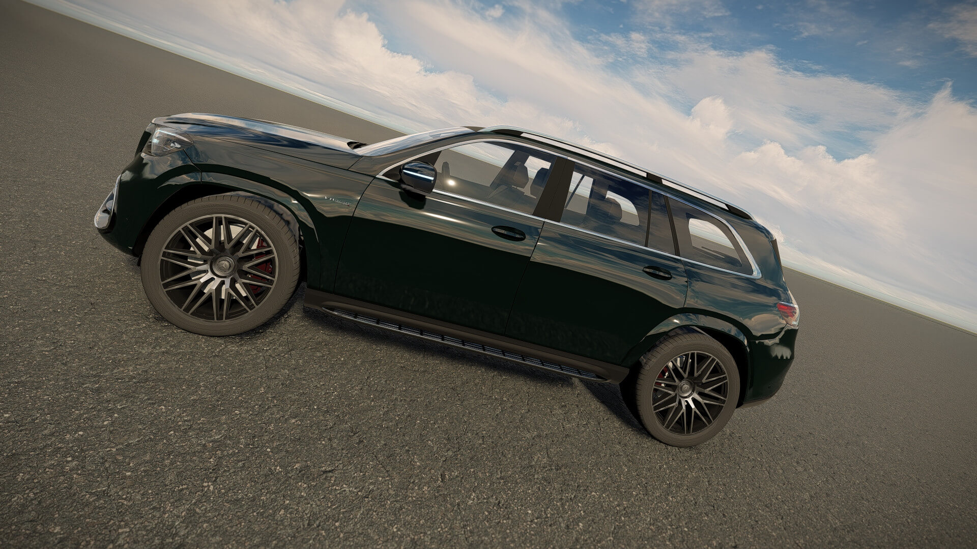 Mercedes Benz AMG GLS 63 2022 - 3D Model by AlphaGroup