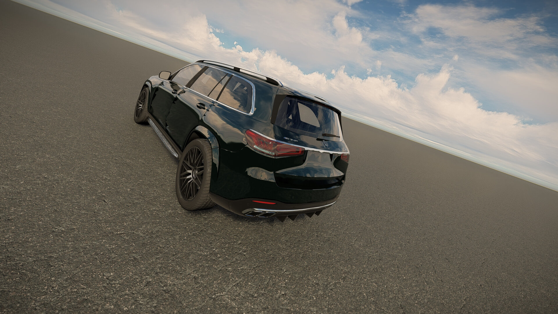 Mercedes Benz AMG GLS 63 2022 - 3D Model by AlphaGroup
