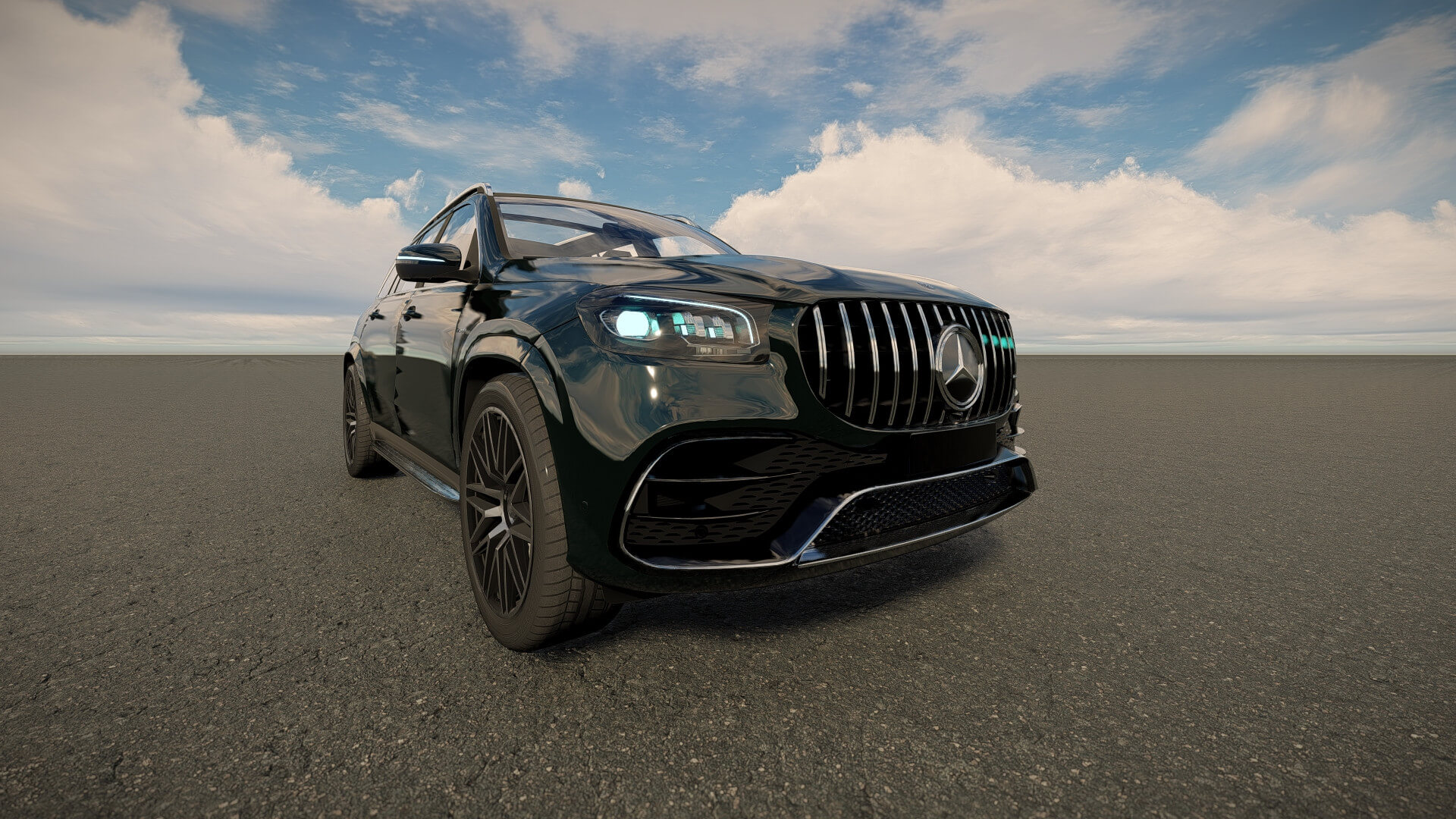 Mercedes Benz AMG GLS 63 2022 - 3D Model by AlphaGroup
