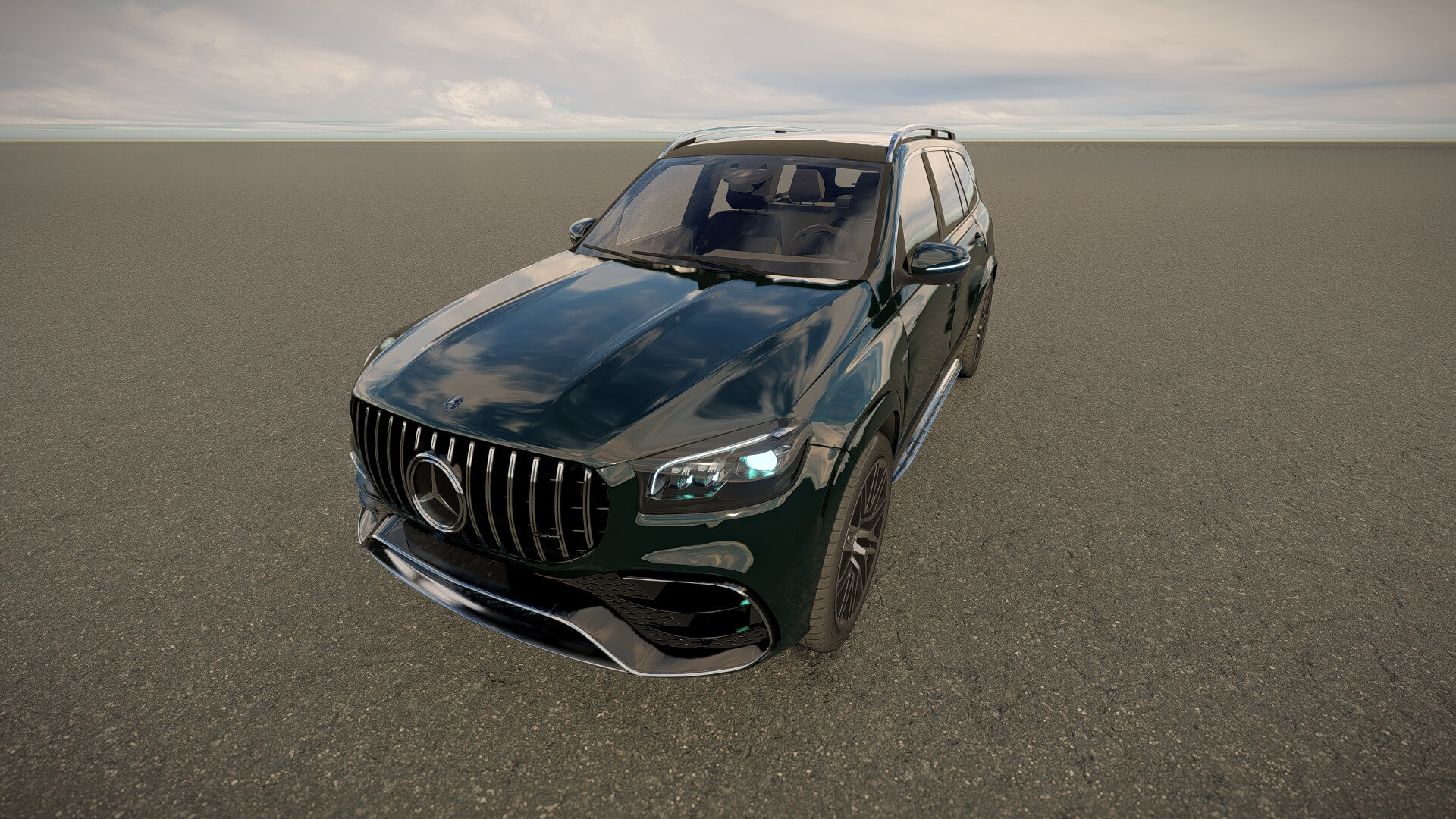 Mercedes Benz AMG GLS 63 2022 - 3D Model by AlphaGroup