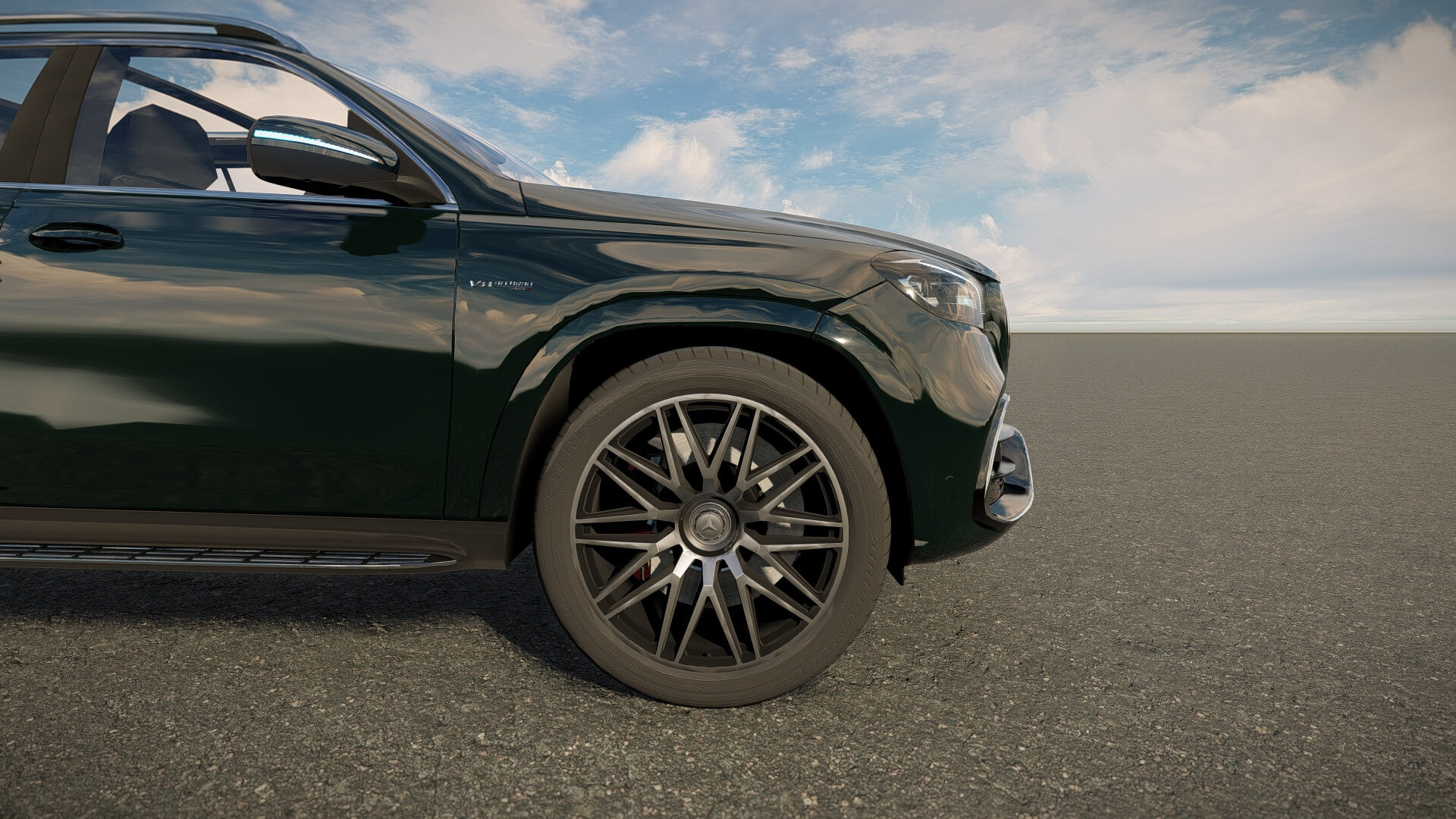 Mercedes Benz AMG GLS 63 2022 - 3D Model by AlphaGroup
