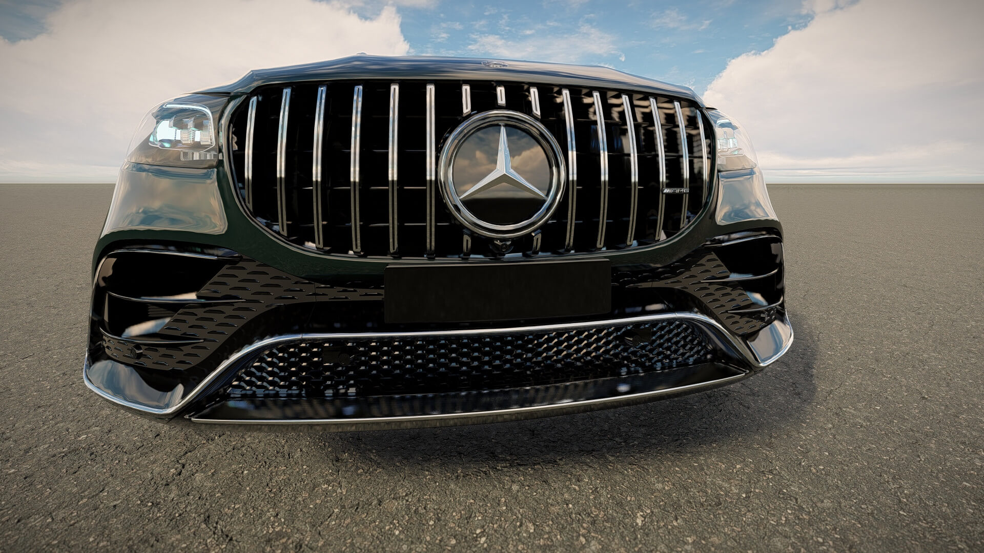 Mercedes Benz AMG GLS 63 2022 - 3D Model by AlphaGroup
