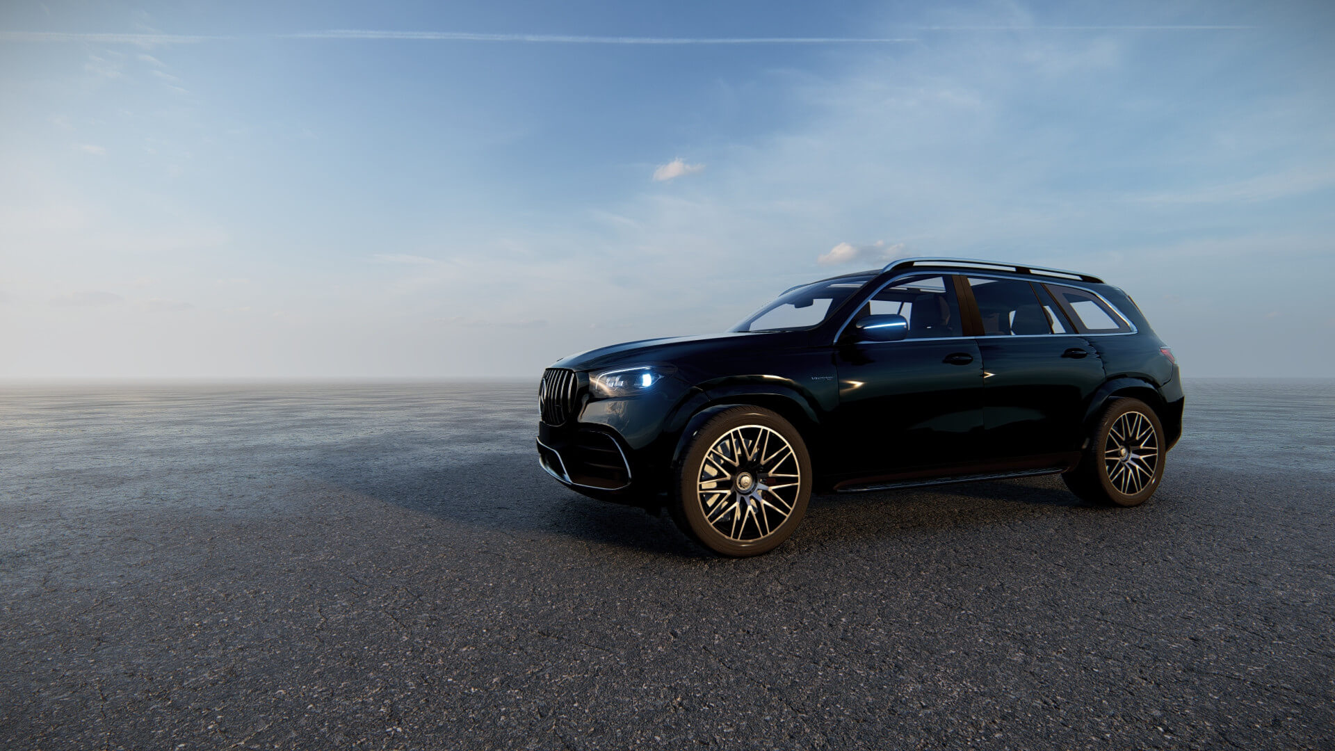 Mercedes Benz AMG GLS 63 2022 - 3D Model by AlphaGroup