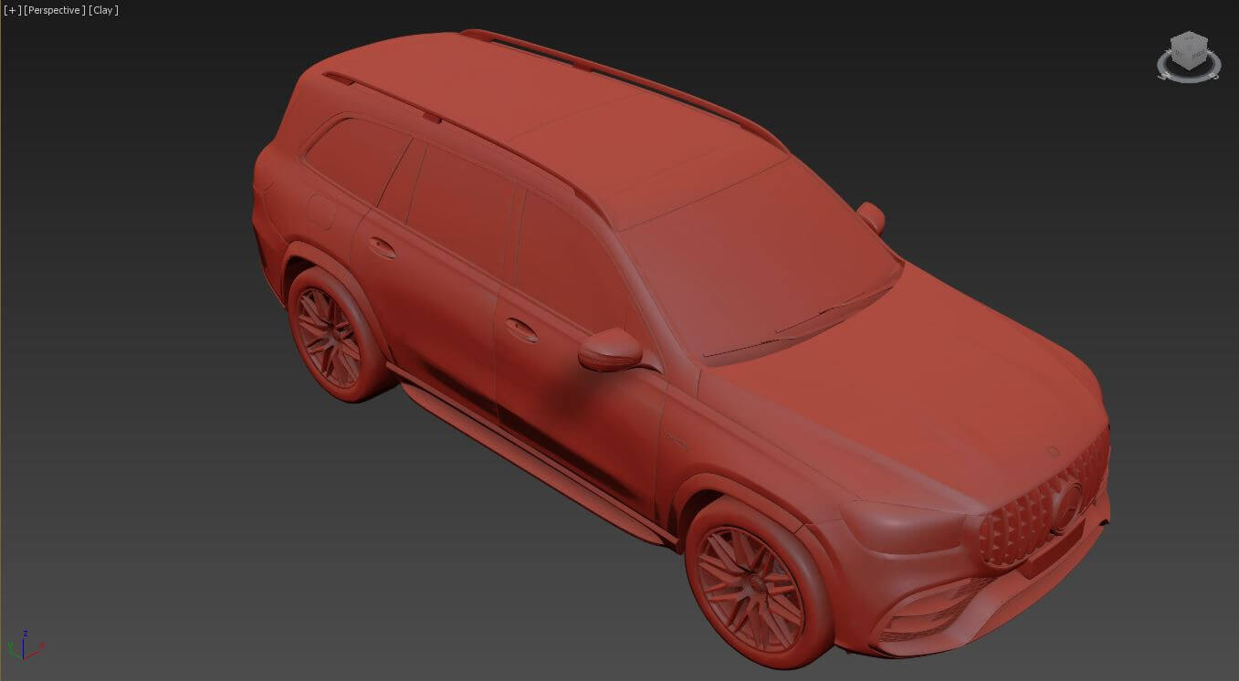 Mercedes Benz AMG GLS 63 2022 - 3D Model by AlphaGroup