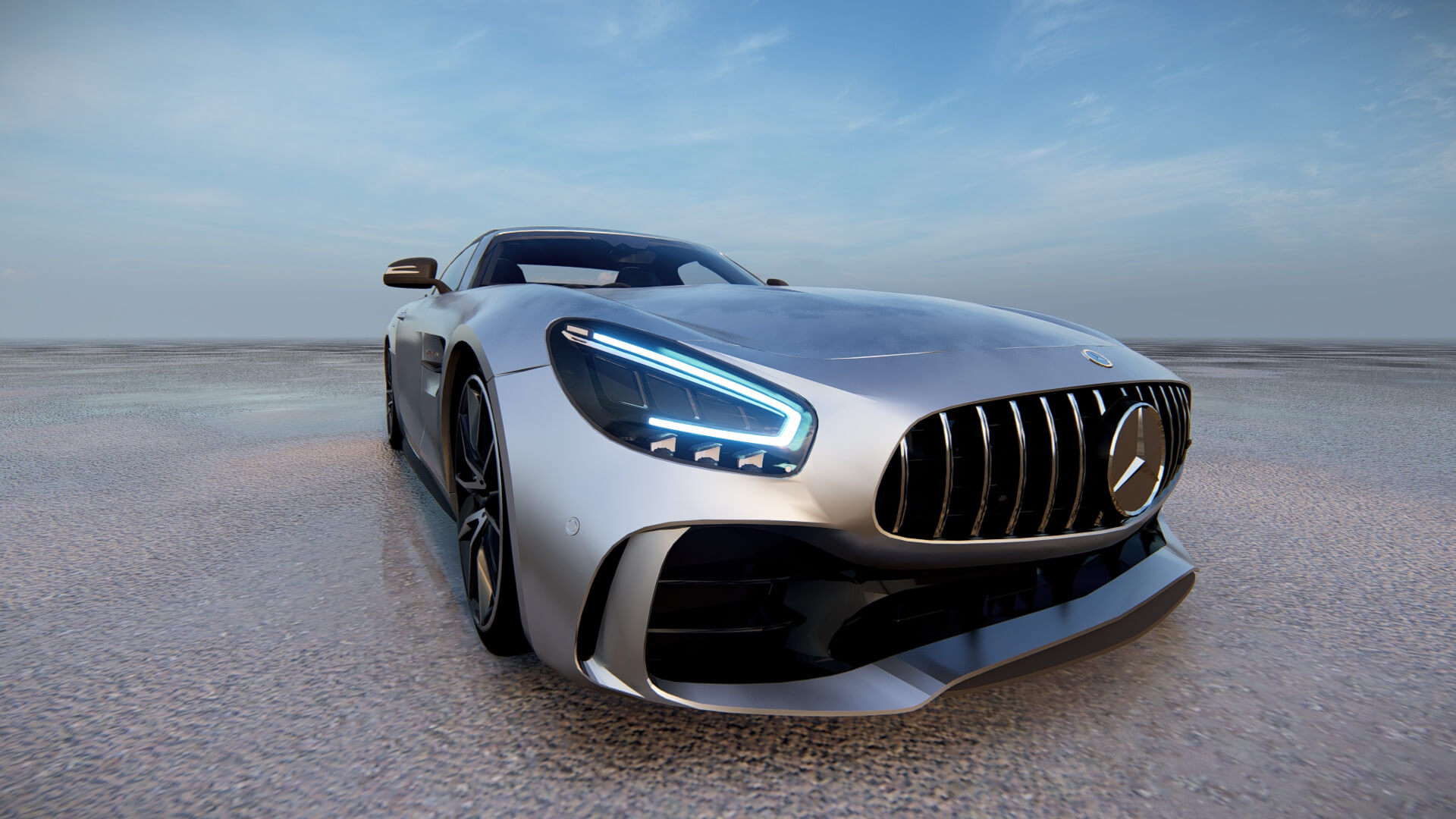 Mercedes AMG GT 2022 - 3D Model by AlphaGroup