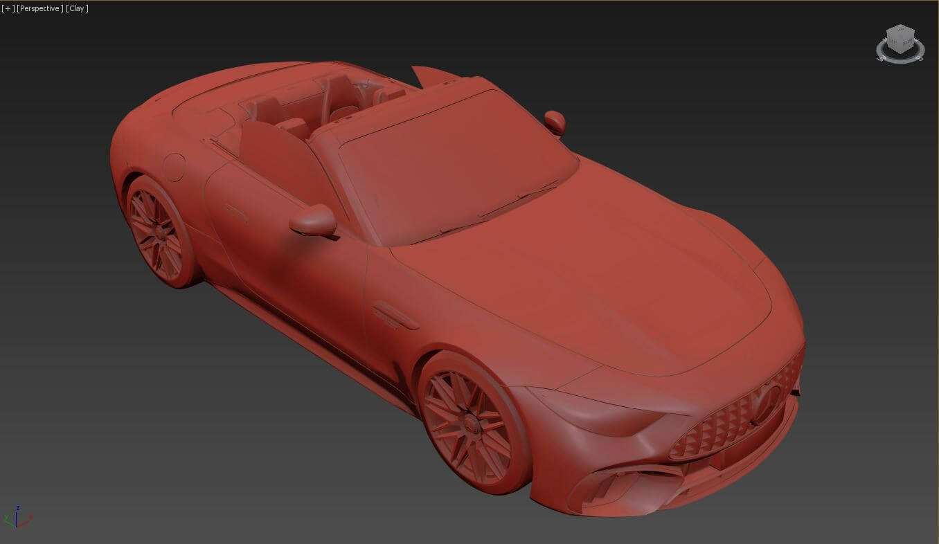 Mercedes AMG SL63 2023 - 3D Model by AlphaGroup