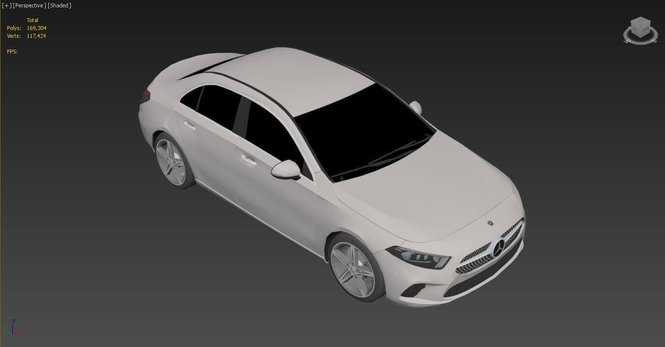 Mercedes-Benz A180 2022 3D Model by AlphaGroup
