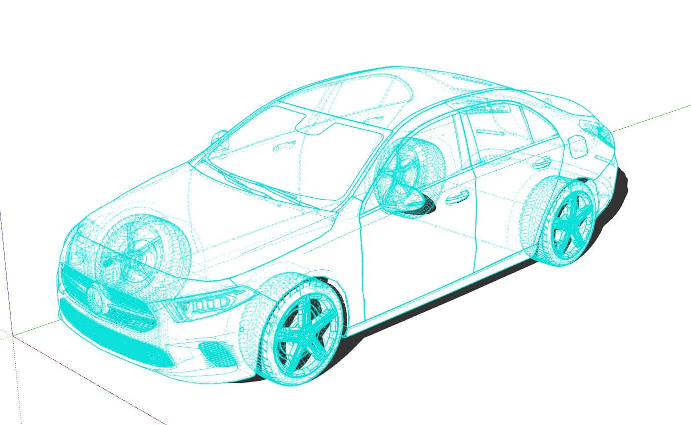 Mercedes-Benz A180 2022 3D Model by AlphaGroup