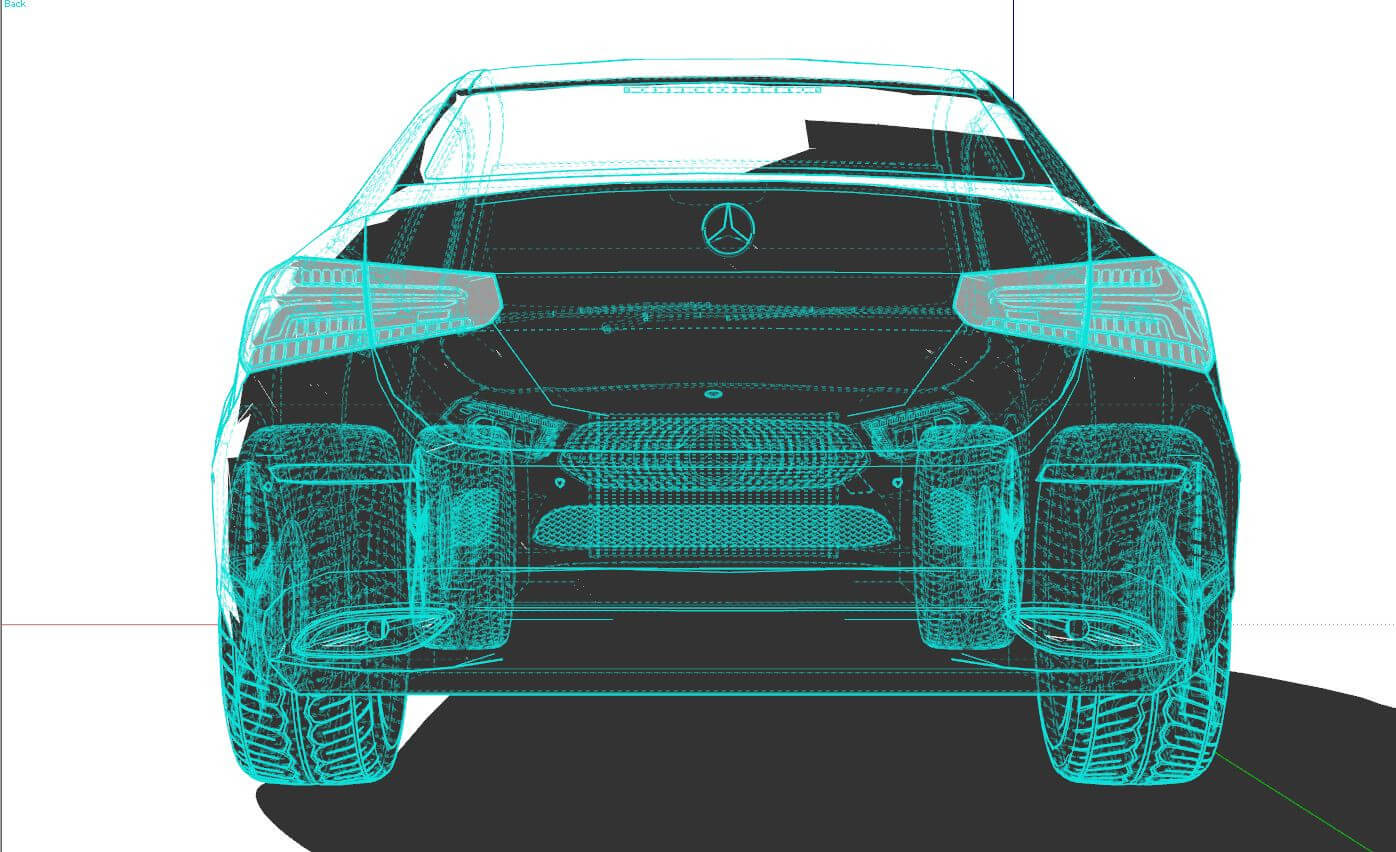 Mercedes-Benz A180 2022 3D Model by AlphaGroup