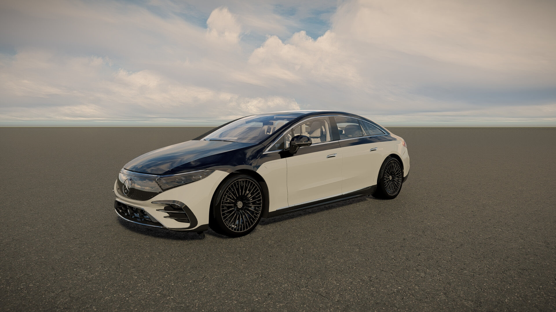 Mercedes Benz EQS 2022 - 3D Model by AlphaGroup