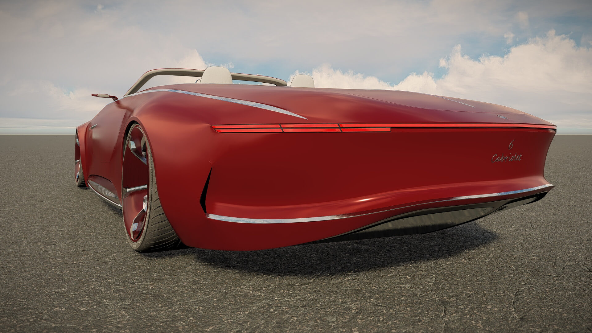 Mercedes Benz Maybach Vision 6 Cabriolet - 3D Model by AlphaGroup