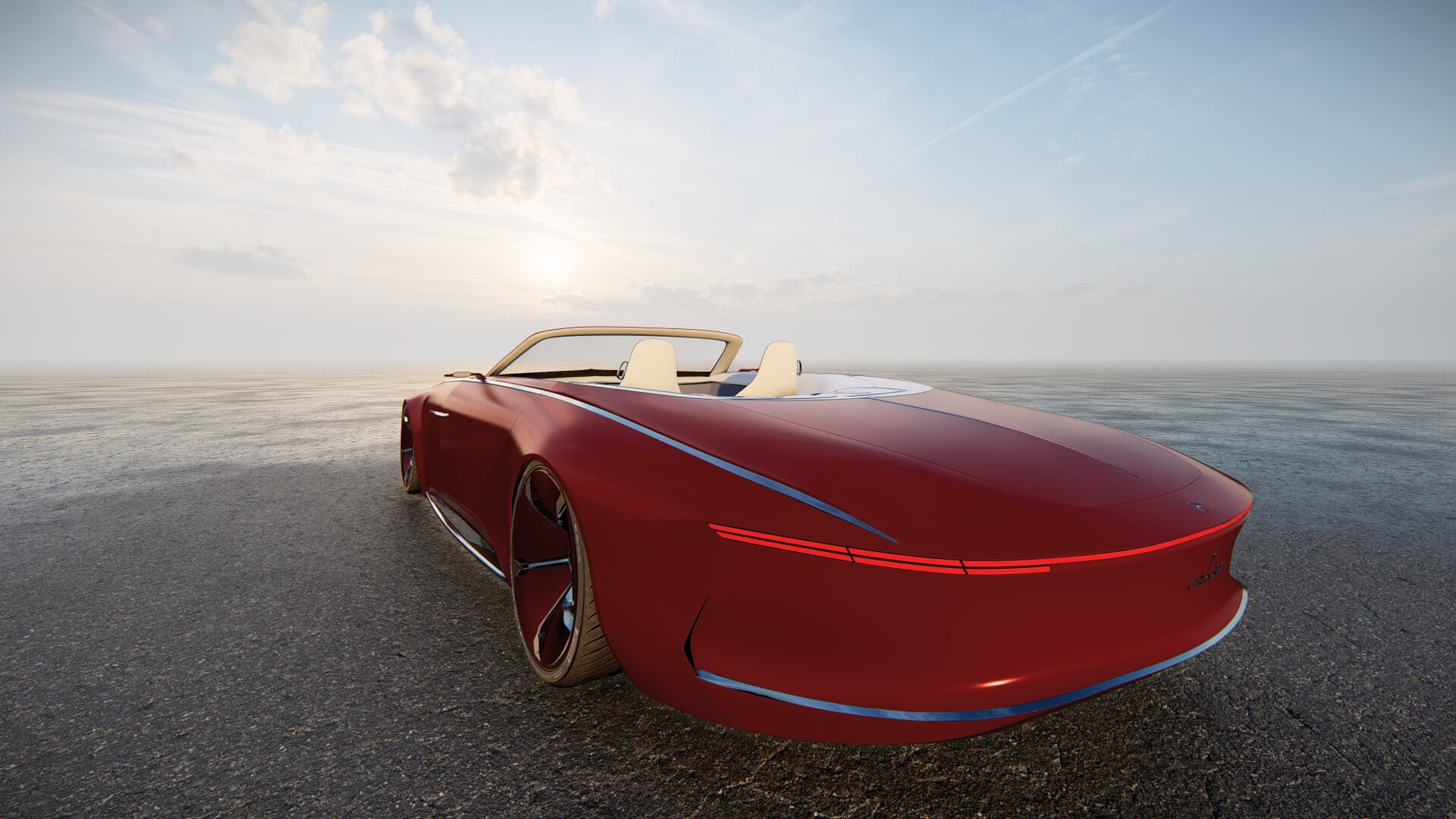 Mercedes Benz Maybach Vision 6 Cabriolet - 3D Model by AlphaGroup