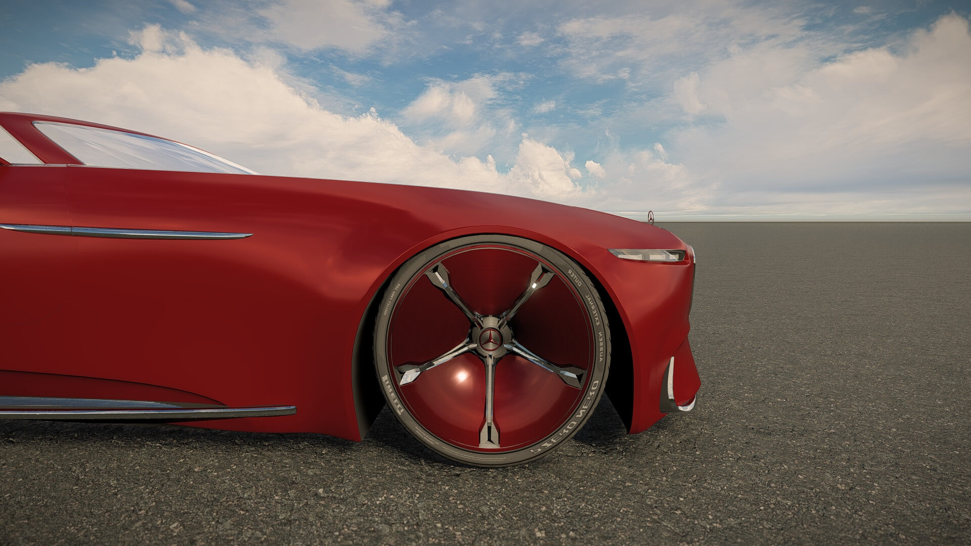 Mercedes Benz Maybach Vision 6 Cabriolet - 3D Model by AlphaGroup