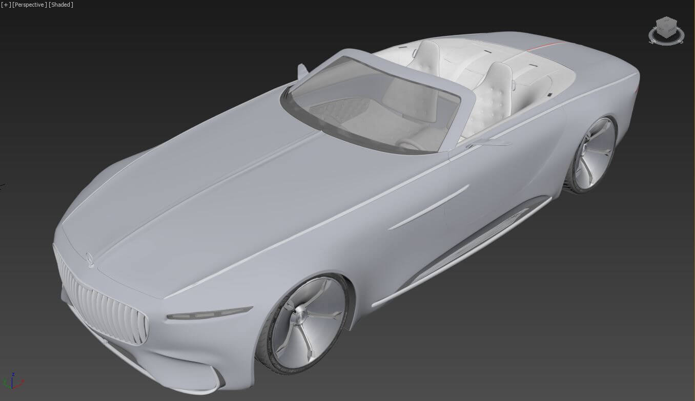 Mercedes Benz Maybach Vision 6 Cabriolet - 3D Model by AlphaGroup