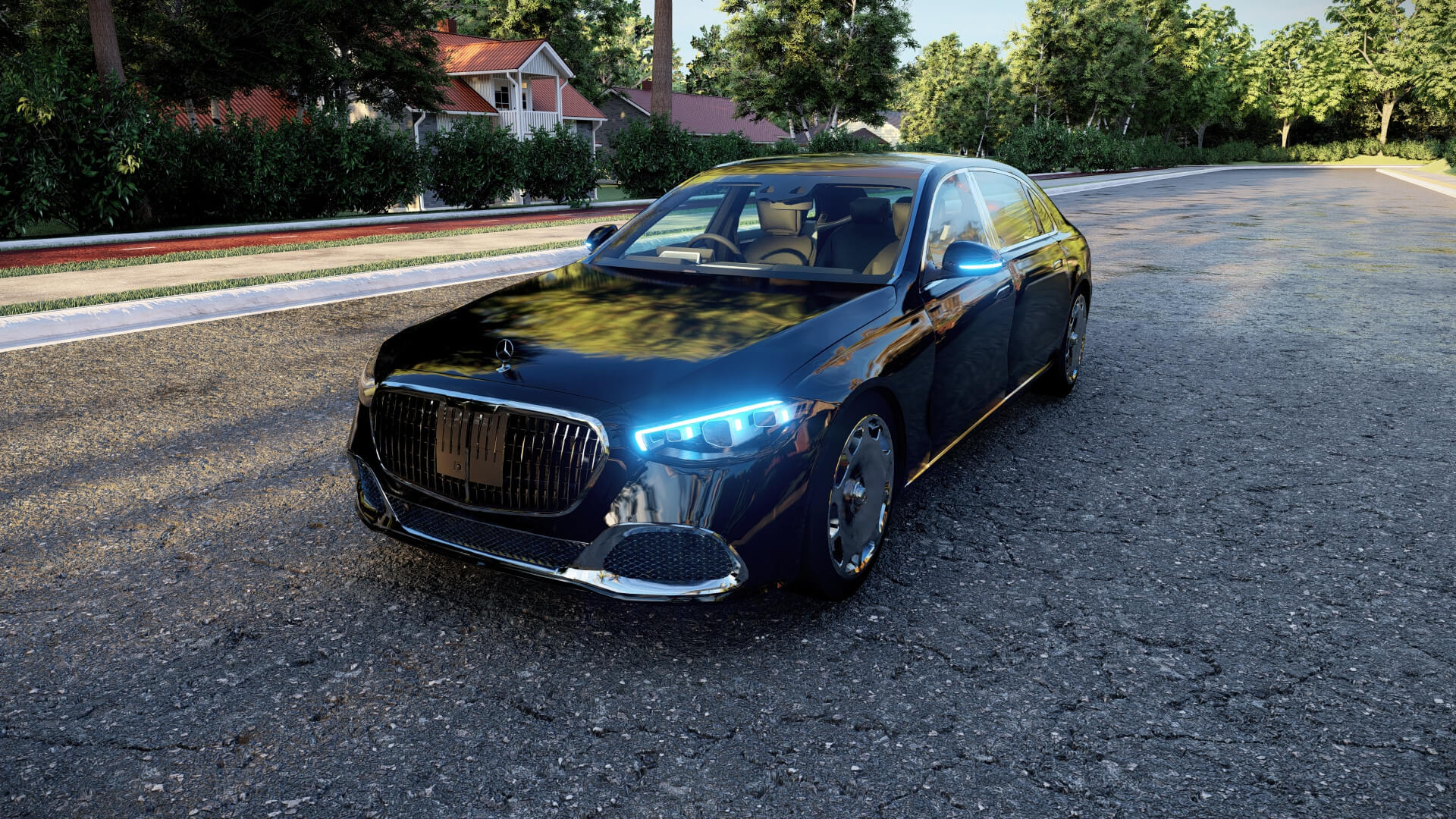 Mercedes Benz S-Class Maybach 2021 3D Model by AlphaGroup