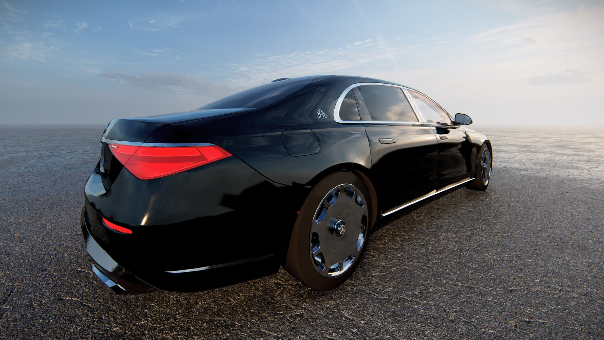 Mercedes Benz S-Class Maybach 2021 3D Model by AlphaGroup