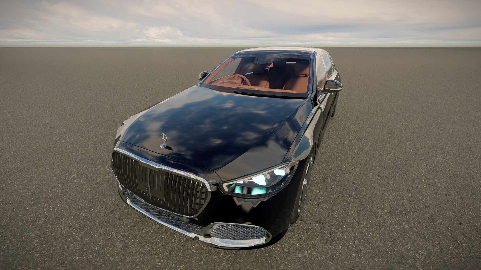 Mercedes Benz S-Class Maybach 2021 3D Model by AlphaGroup