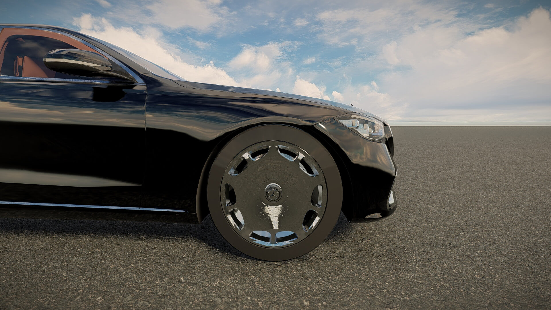 Mercedes Benz S-Class Maybach 2021 3D Model by AlphaGroup