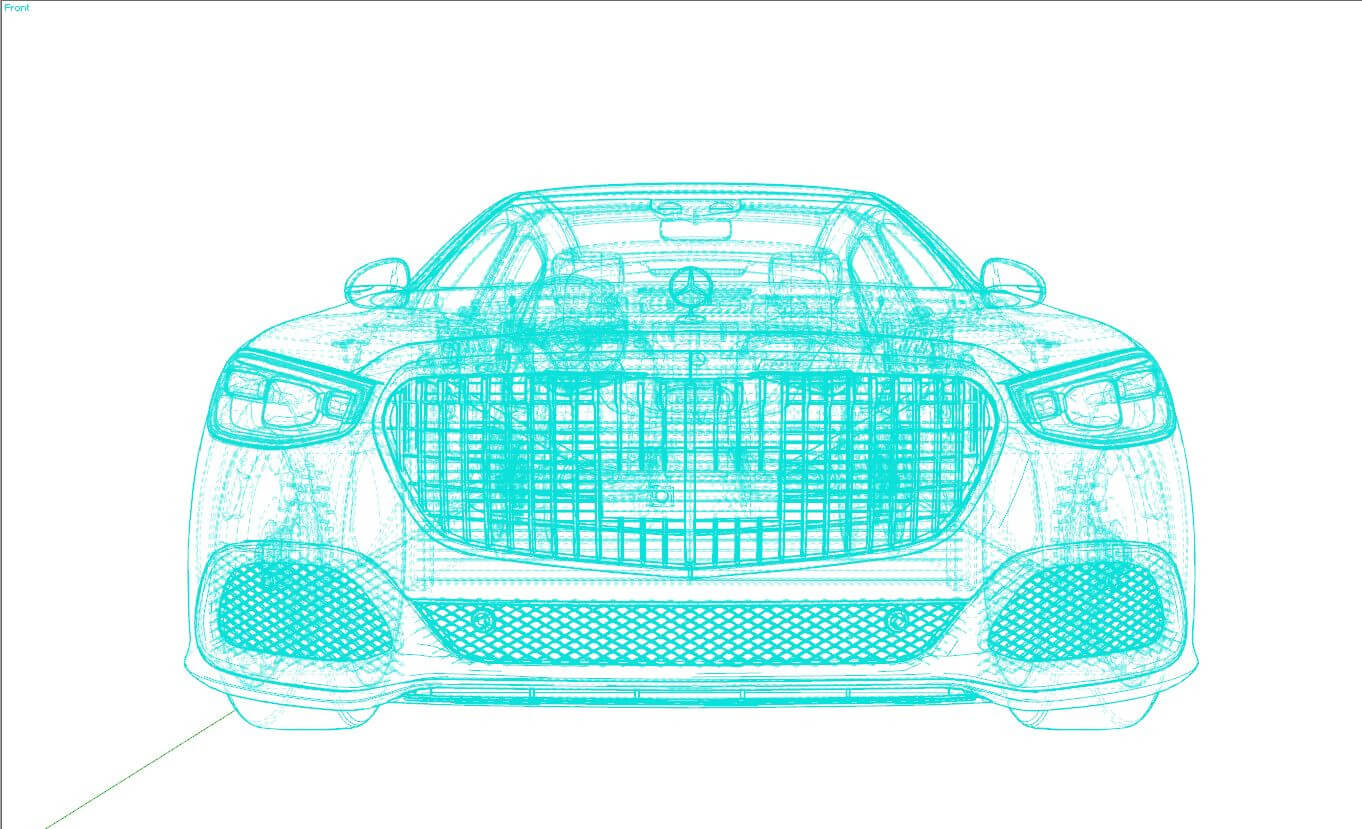 Mercedes Benz S-Class Maybach 2021 3D Model by AlphaGroup