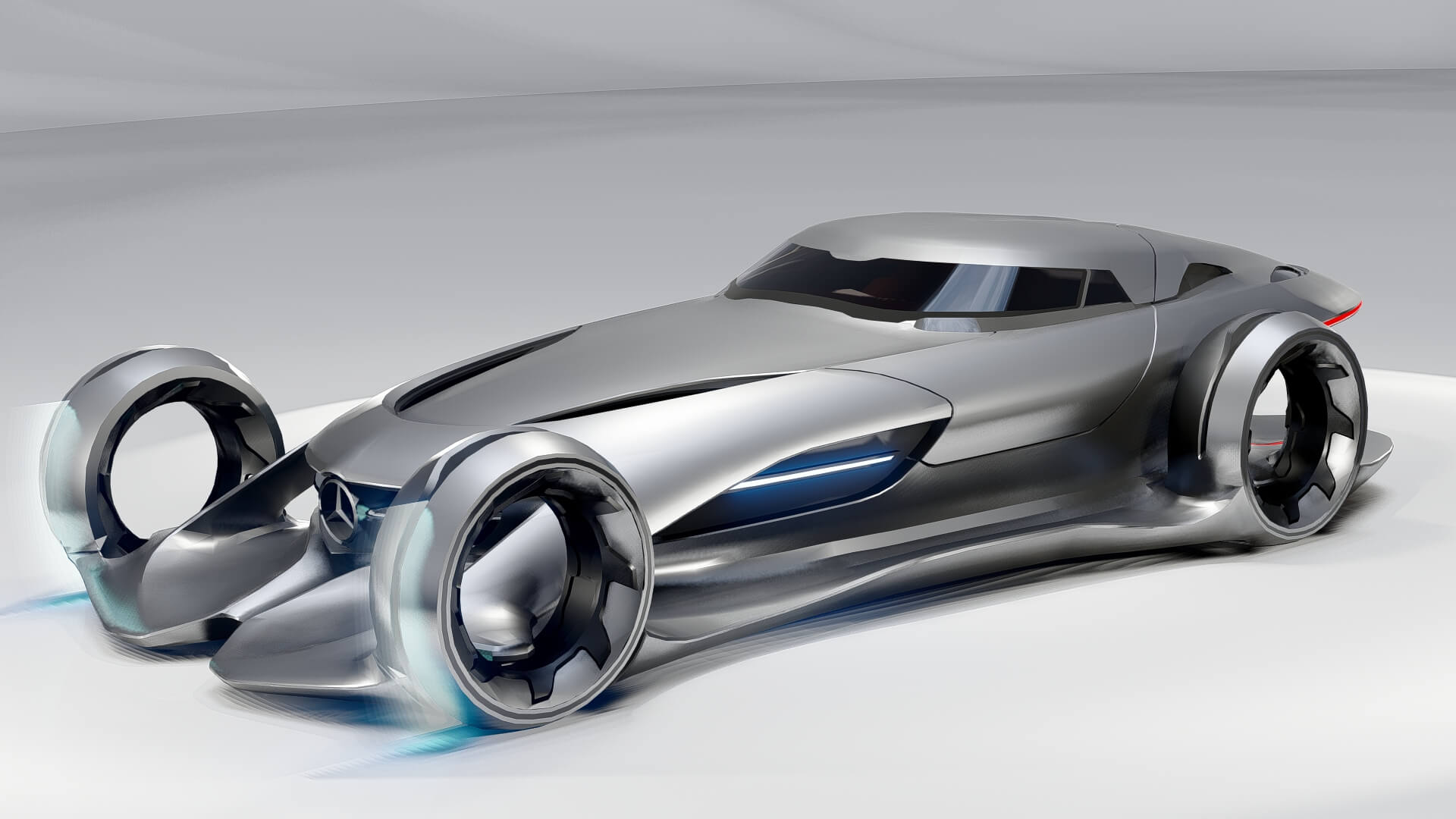 Mercedes-Benz - Silver Arrow 2011 3D Model by AlphaGroup