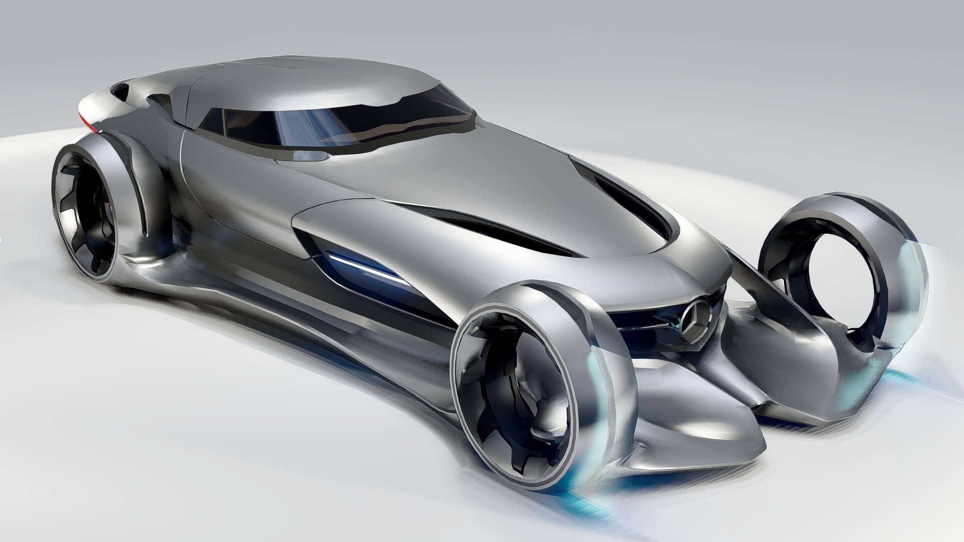 Mercedes-Benz - Silver Arrow 2011 3D Model by AlphaGroup