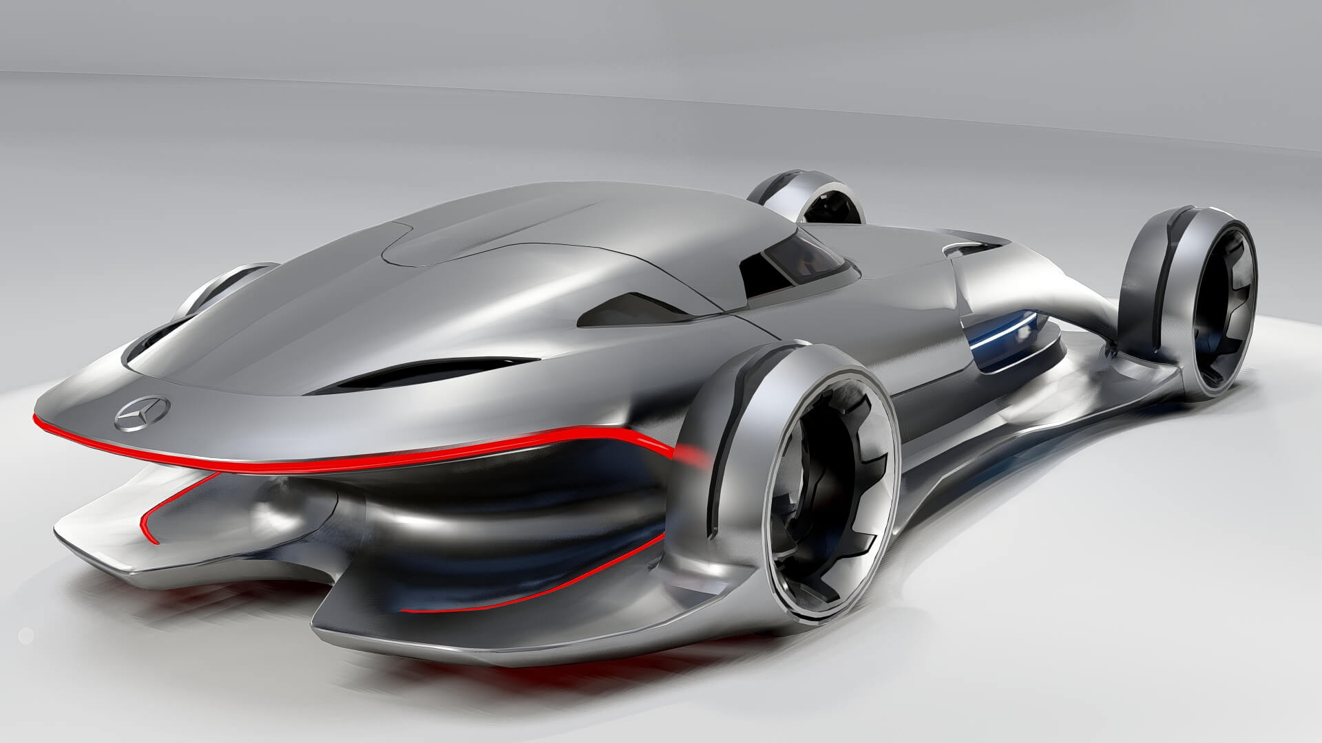 Mercedes-Benz - Silver Arrow 2011 3D Model by AlphaGroup
