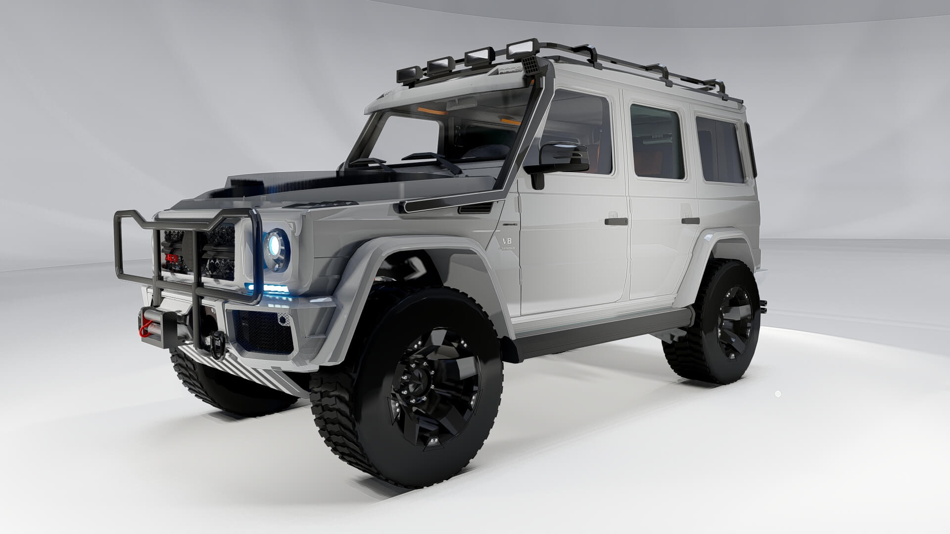 Mercedes G 500 AMG Brabus - 3D Model by AlphaGroup