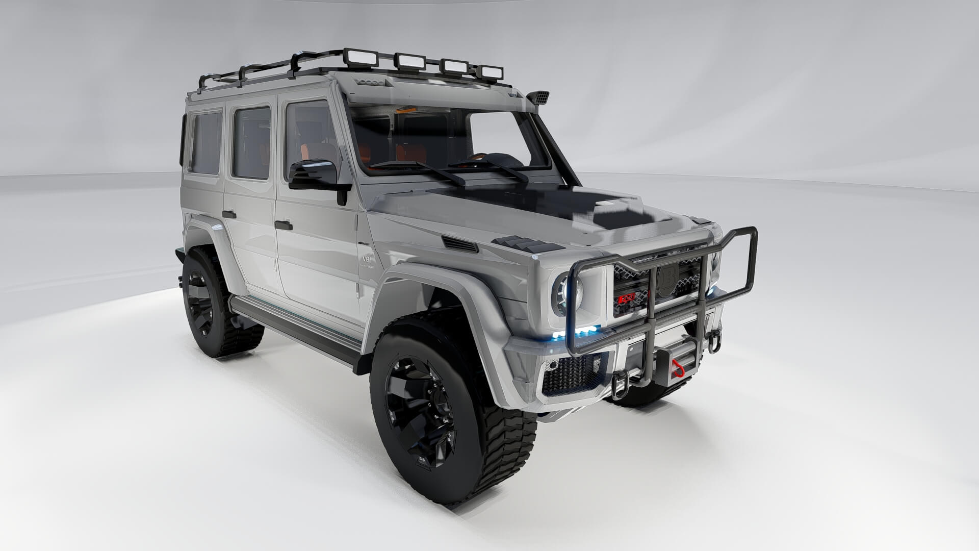 Mercedes G 500 AMG Brabus - 3D Model by AlphaGroup