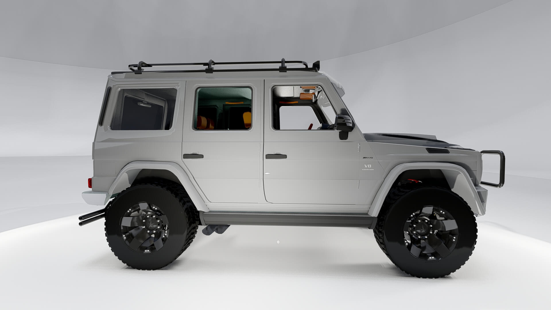 Mercedes G 500 AMG Brabus - 3D Model by AlphaGroup