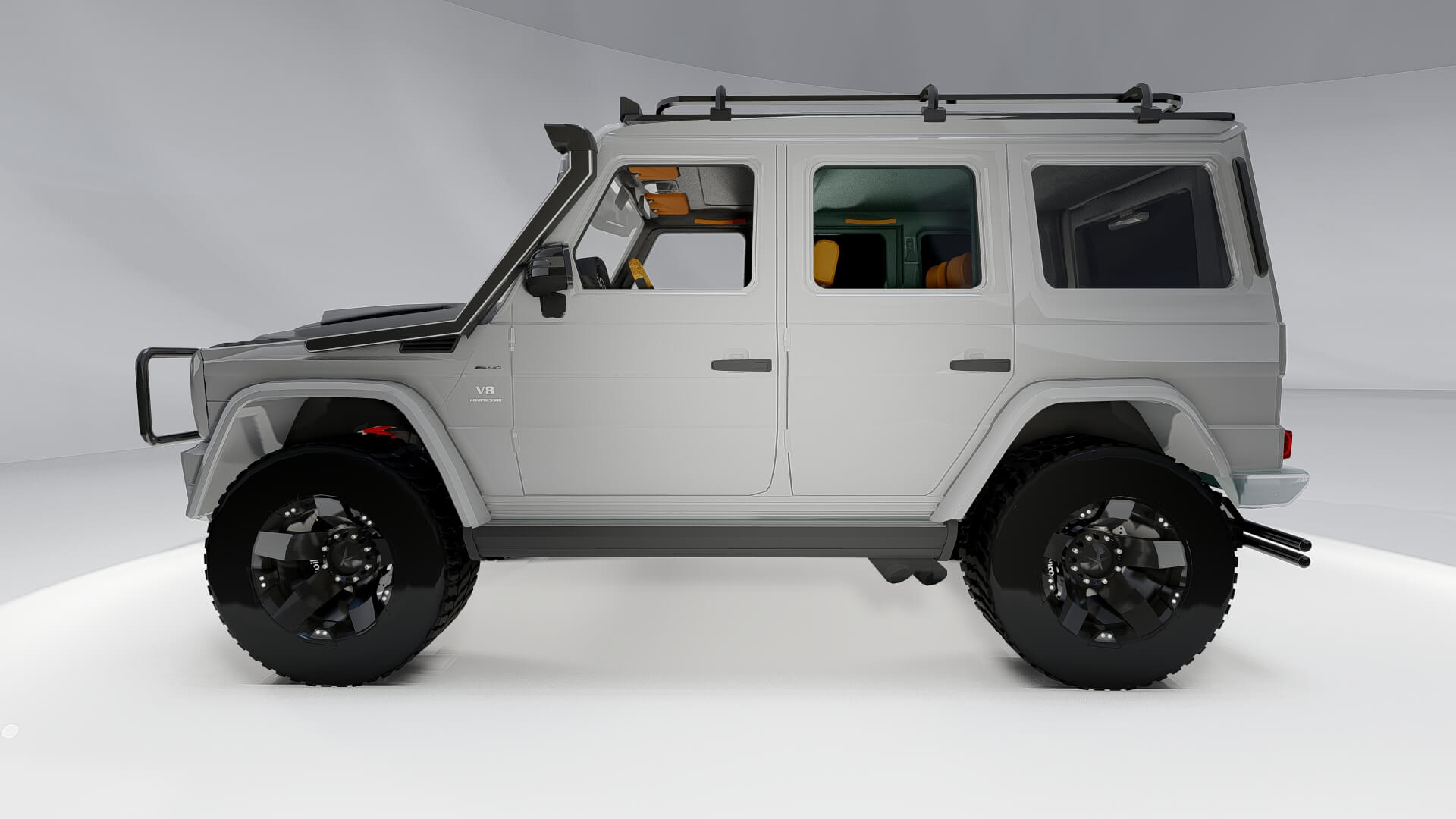 Mercedes G 500 AMG Brabus - 3D Model by AlphaGroup