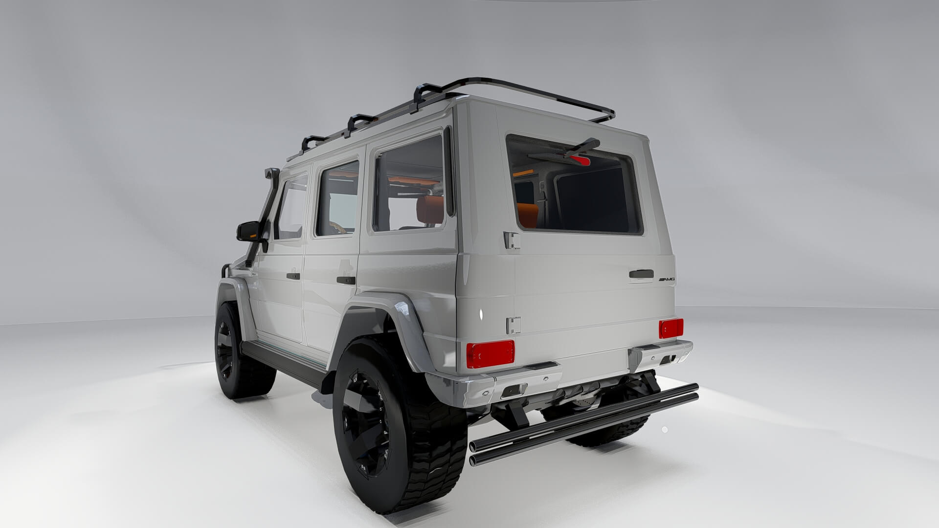 Mercedes G 500 AMG Brabus - 3D Model by AlphaGroup