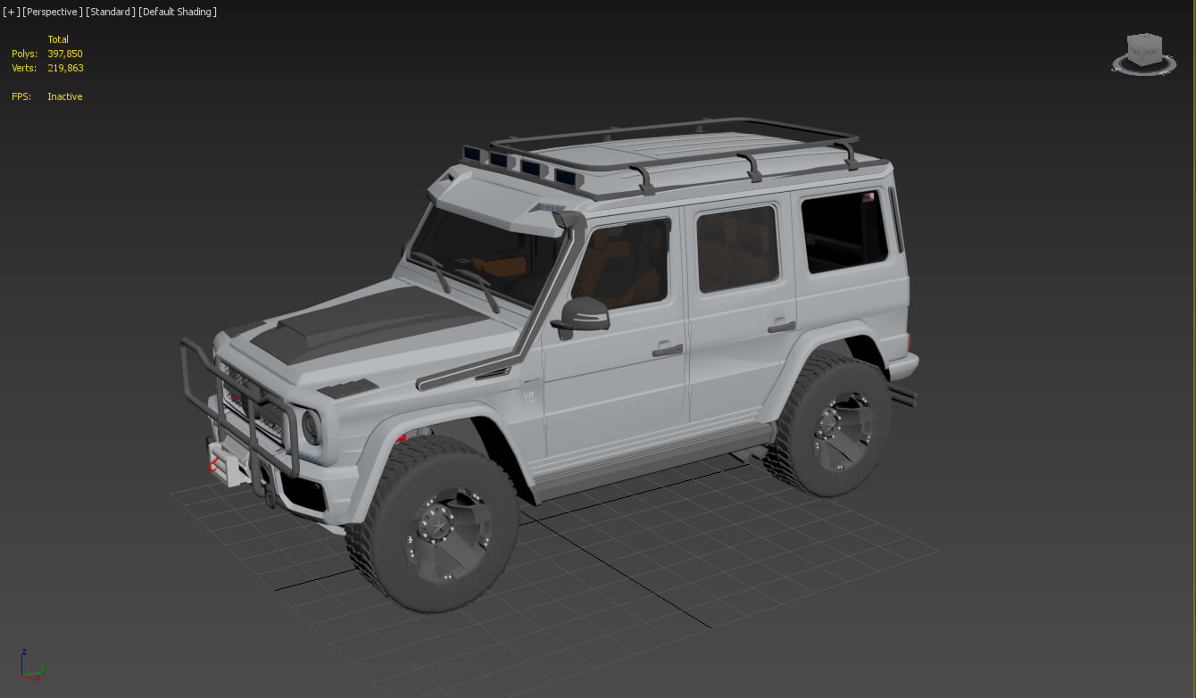 Mercedes G 500 AMG Brabus - 3D Model by AlphaGroup