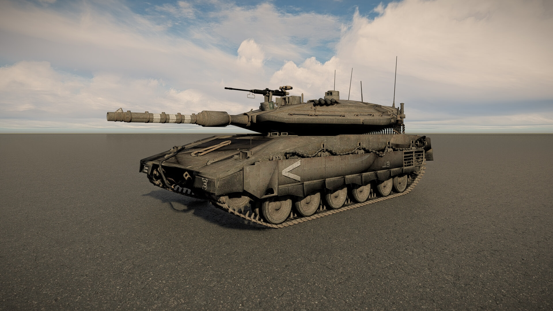 Merkava MK4 Main Battle Tank - 3D Model by AlphaGroup