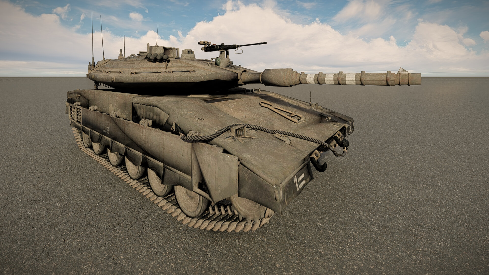 Merkava MK4 Main Battle Tank - 3D Model by AlphaGroup
