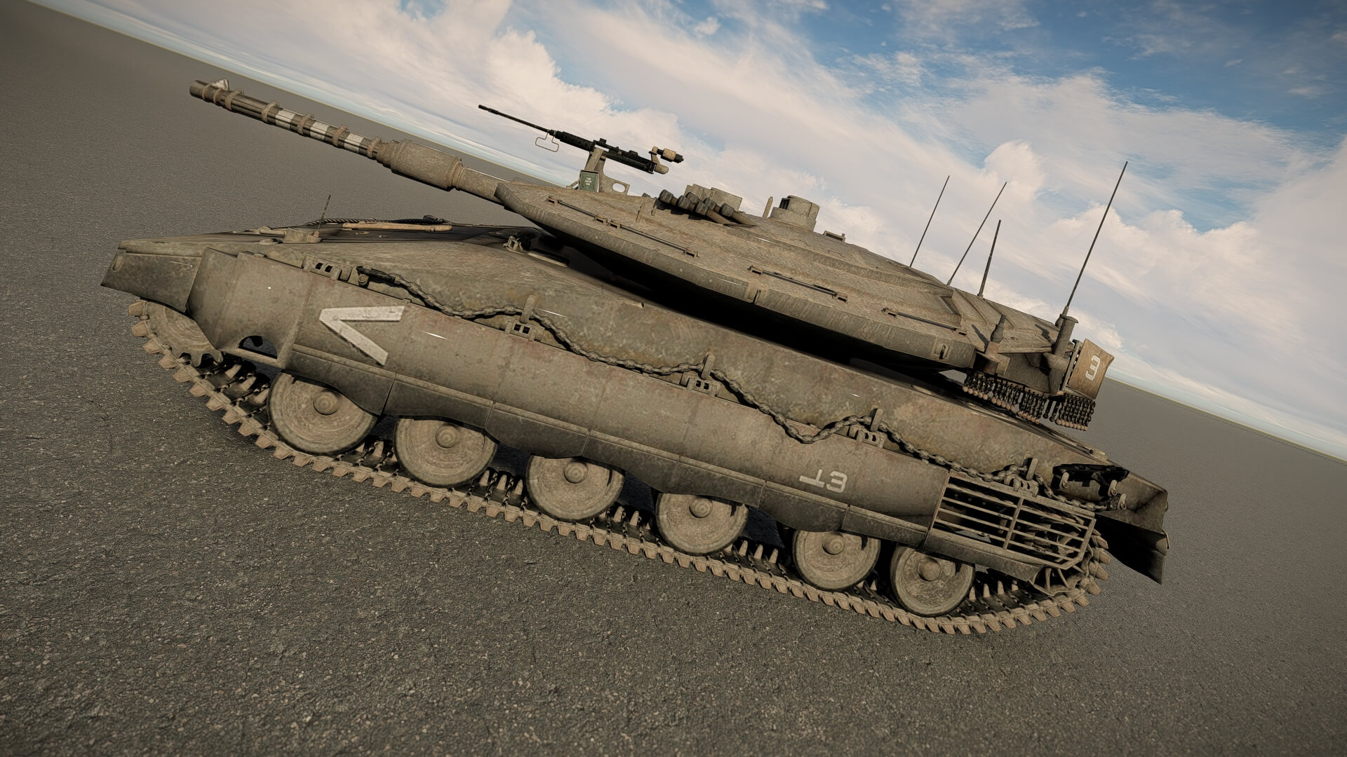 Merkava MK4 Main Battle Tank - 3D Model by AlphaGroup