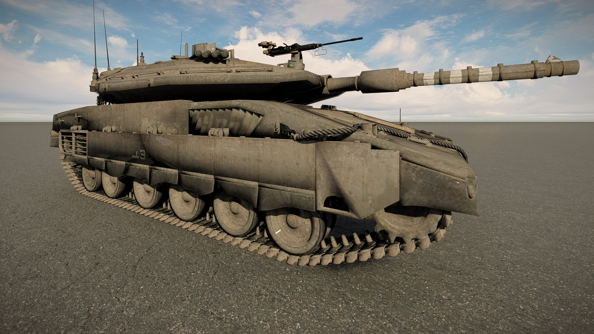 Merkava MK4 Main Battle Tank - 3D Model by AlphaGroup