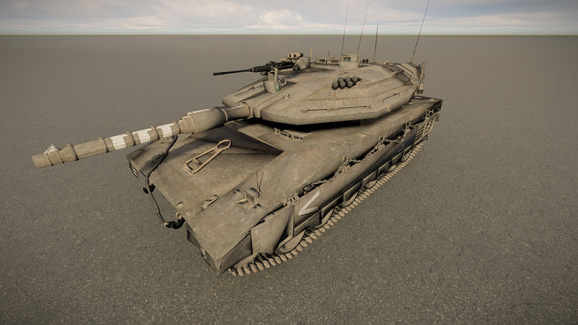 Merkava MK4 Main Battle Tank - 3D Model by AlphaGroup
