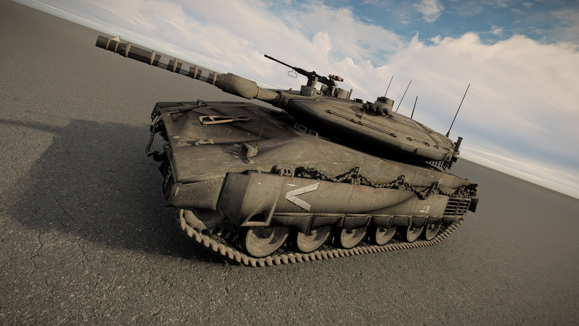 Merkava MK4 Main Battle Tank - 3D Model by AlphaGroup