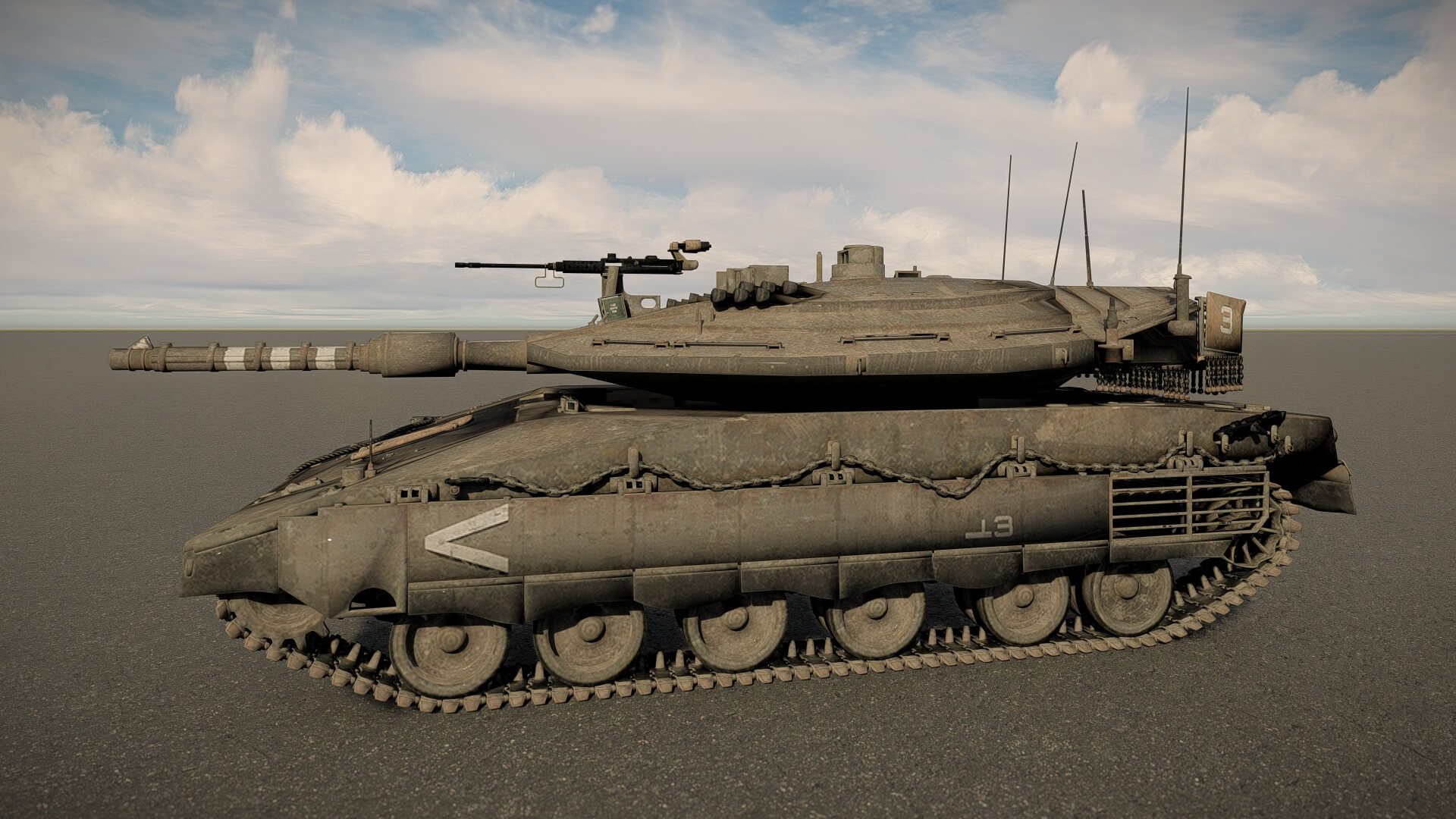 Merkava MK4 Main Battle Tank - 3D Model by AlphaGroup