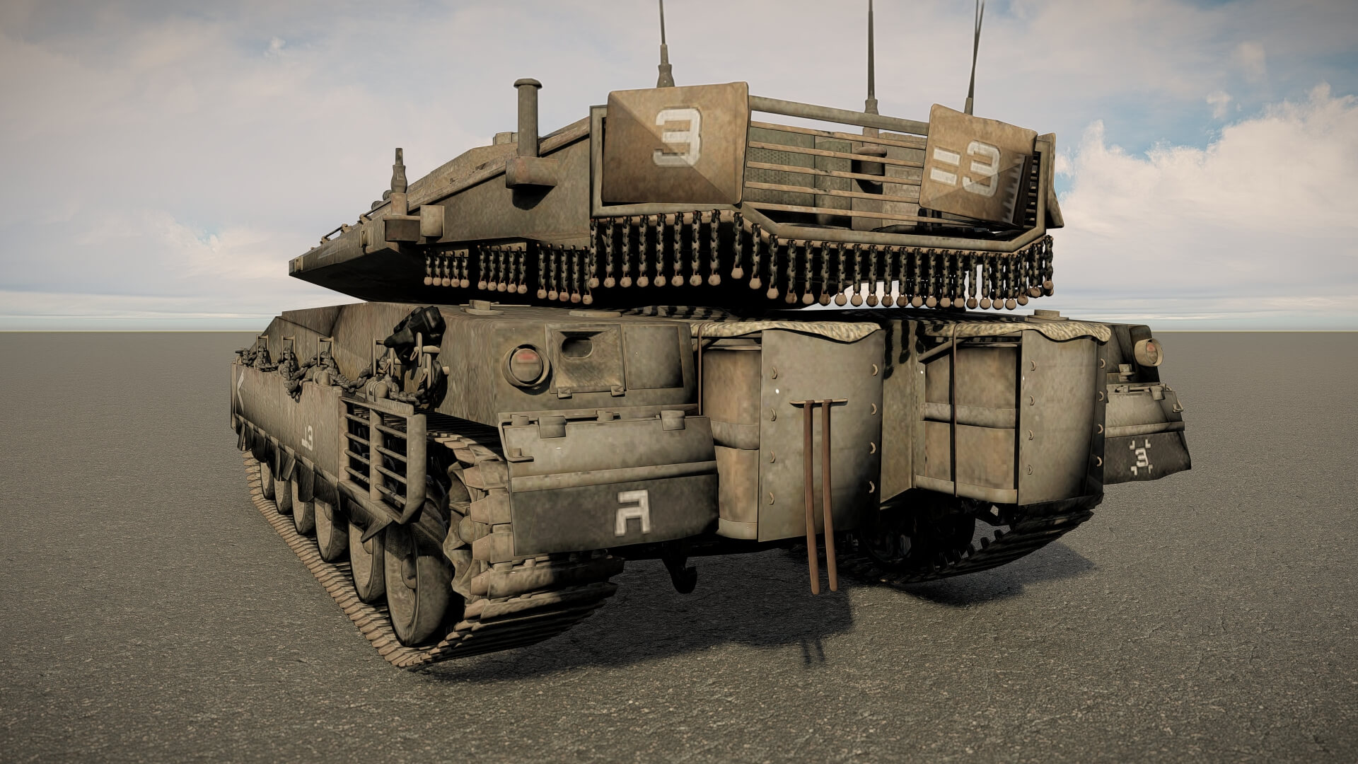 Merkava MK4 Main Battle Tank - 3D Model by AlphaGroup