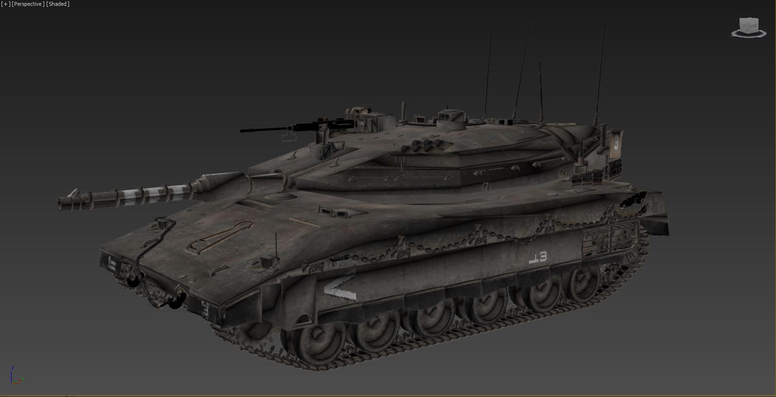 Merkava MK4 Main Battle Tank - 3D Model by AlphaGroup