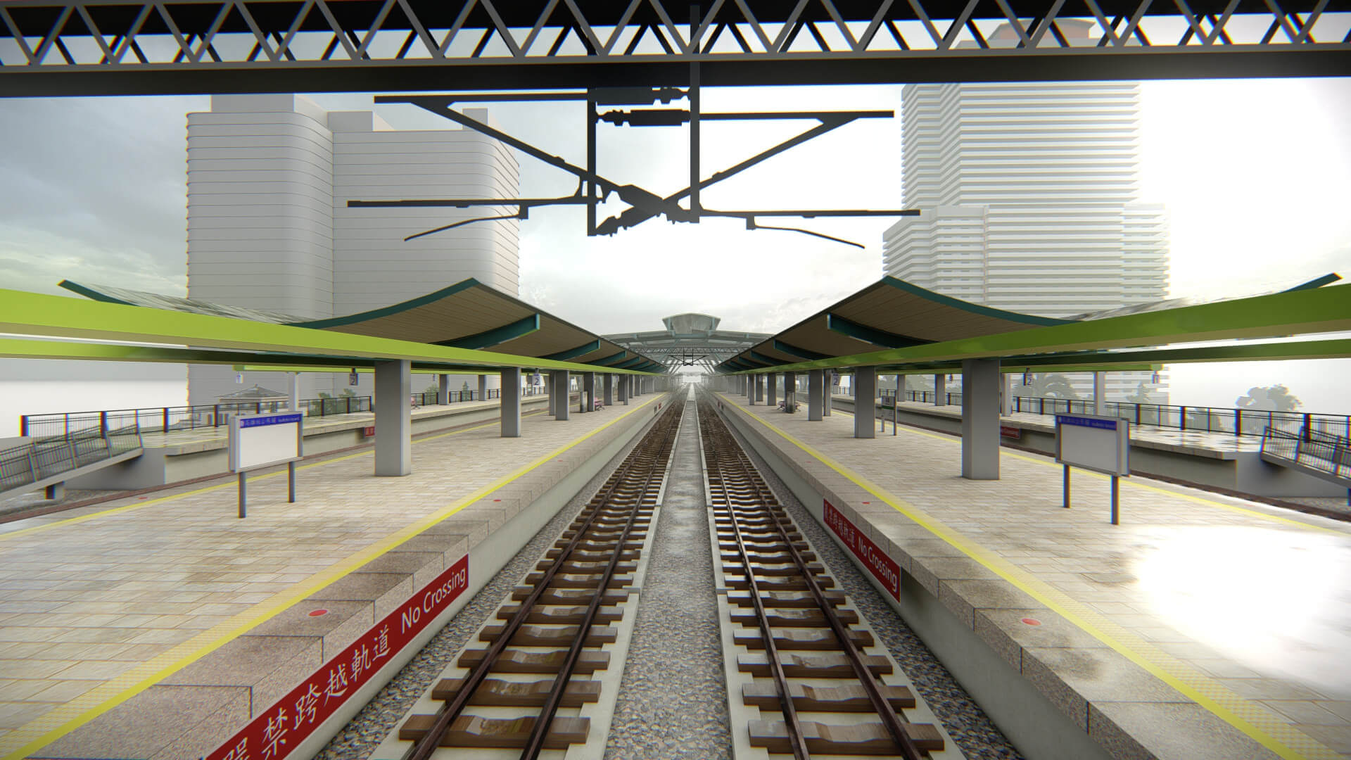 Metro Station Subway - 3D Model by AlphaGroup